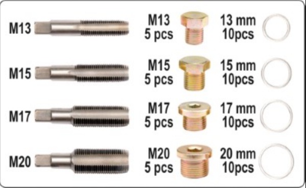 Bộ taro và bulong cacte nhớt 64 chi tiết - Tân Cửu Long-Cần là có
